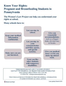 Know-Your-Rights-Handout-Pregnant-and-Breastfeeding-Students-simple ...