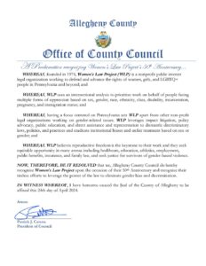 50th Anniversary Women’s Law Project (2) | Women's Law Project